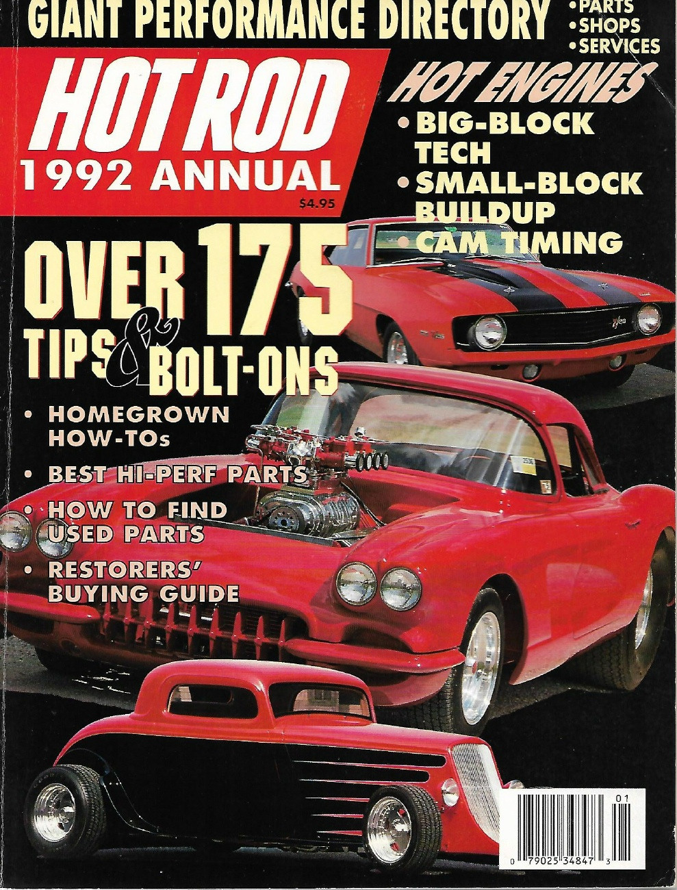 HOT ROD ANNUAL 1992 - BIG-BLOCK TECH, SMALL-BLOCK BUILDUP, CAM TIMING ...
