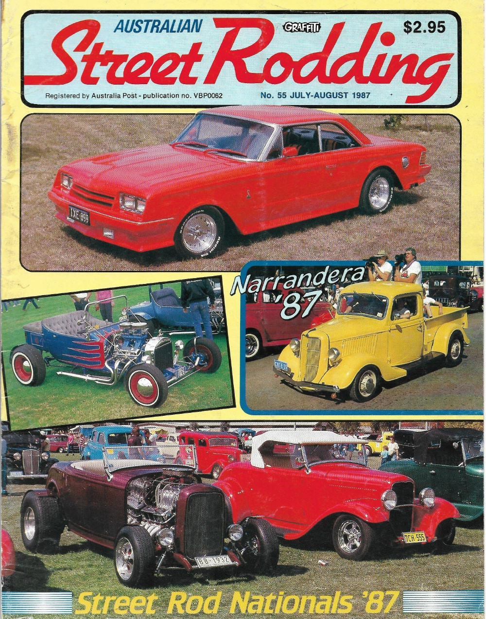 AUSTRALIAN STREET RODDING 1987 JULY - STREET ROD NATS, '64 EH HOLDEN ...