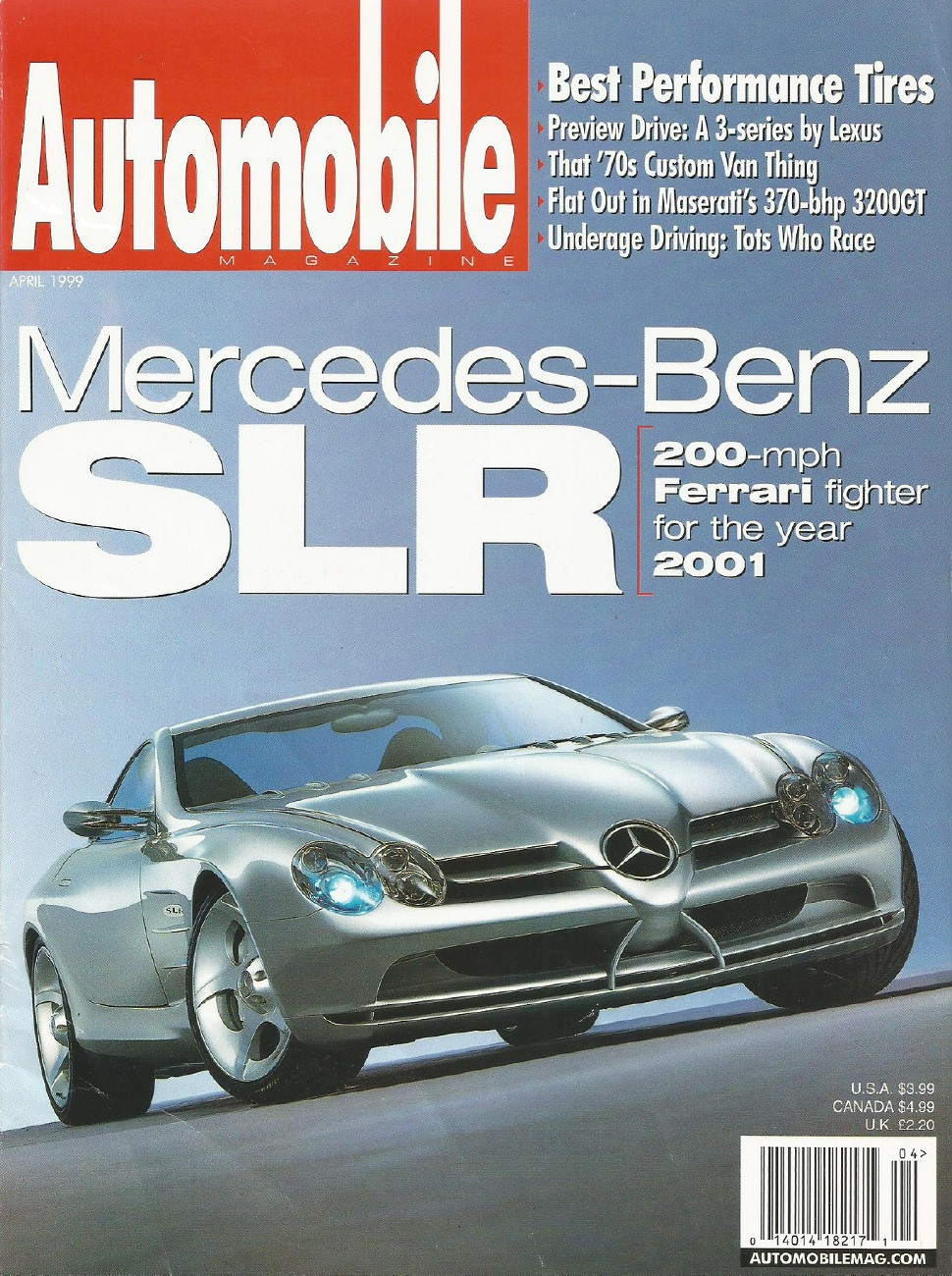 AUTOMOBILE 1999 APR - VISION SLR, 3200GT, CLK430 - 1990-1999 - JIM'S ...