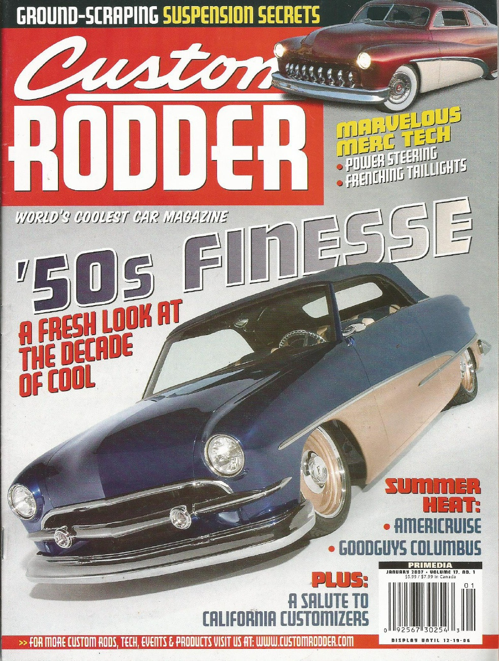 CUSTOM RODDER 2007 JAN - LOWERED SUSP SECRETS, CALIFORNIA CUSTOMIZERS ...