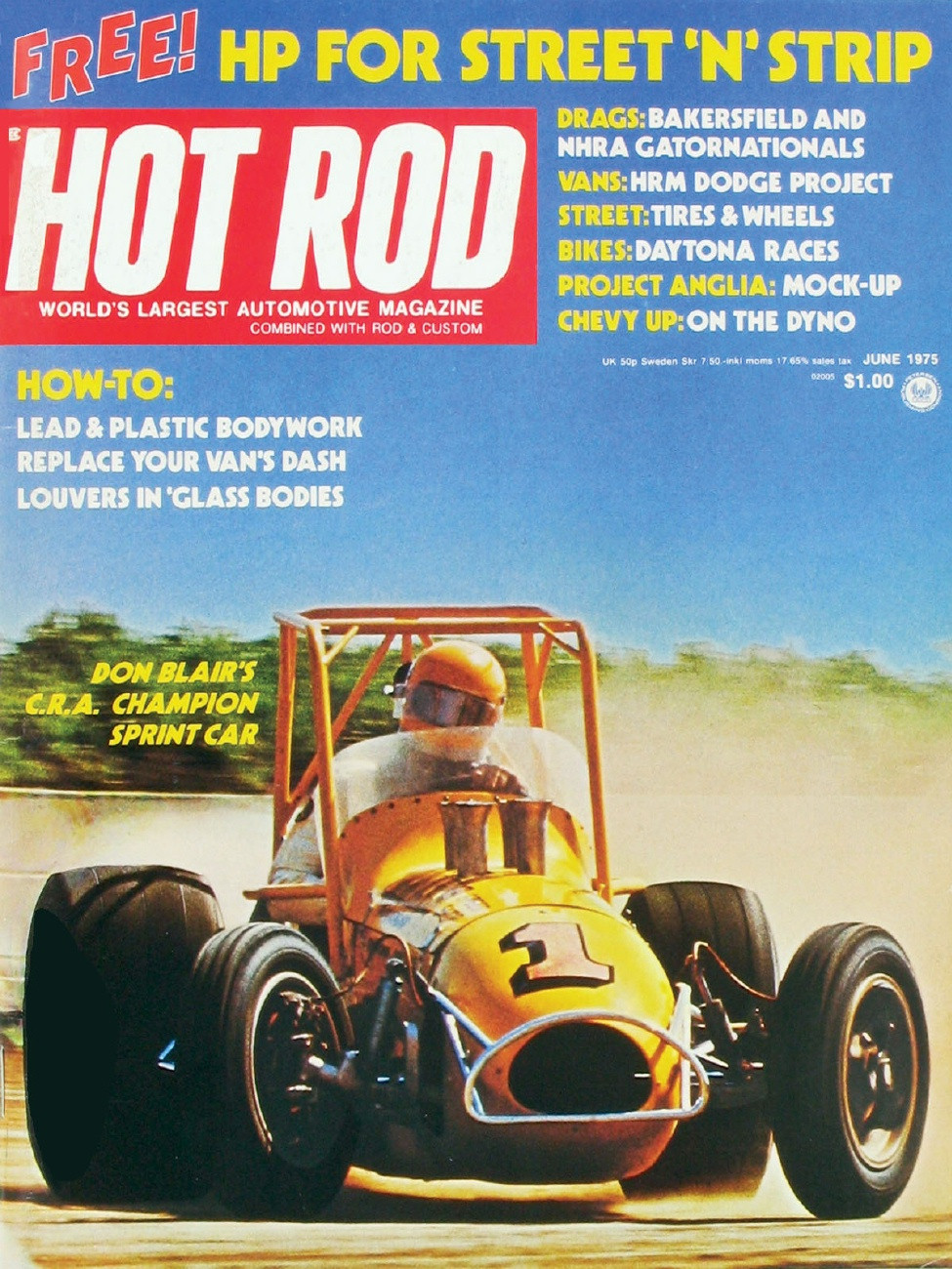HOT ROD 1975 JUNE - SUNDANCE, FREE HORSEPOWER - 1970-1979 - JIM'S MEGA ...