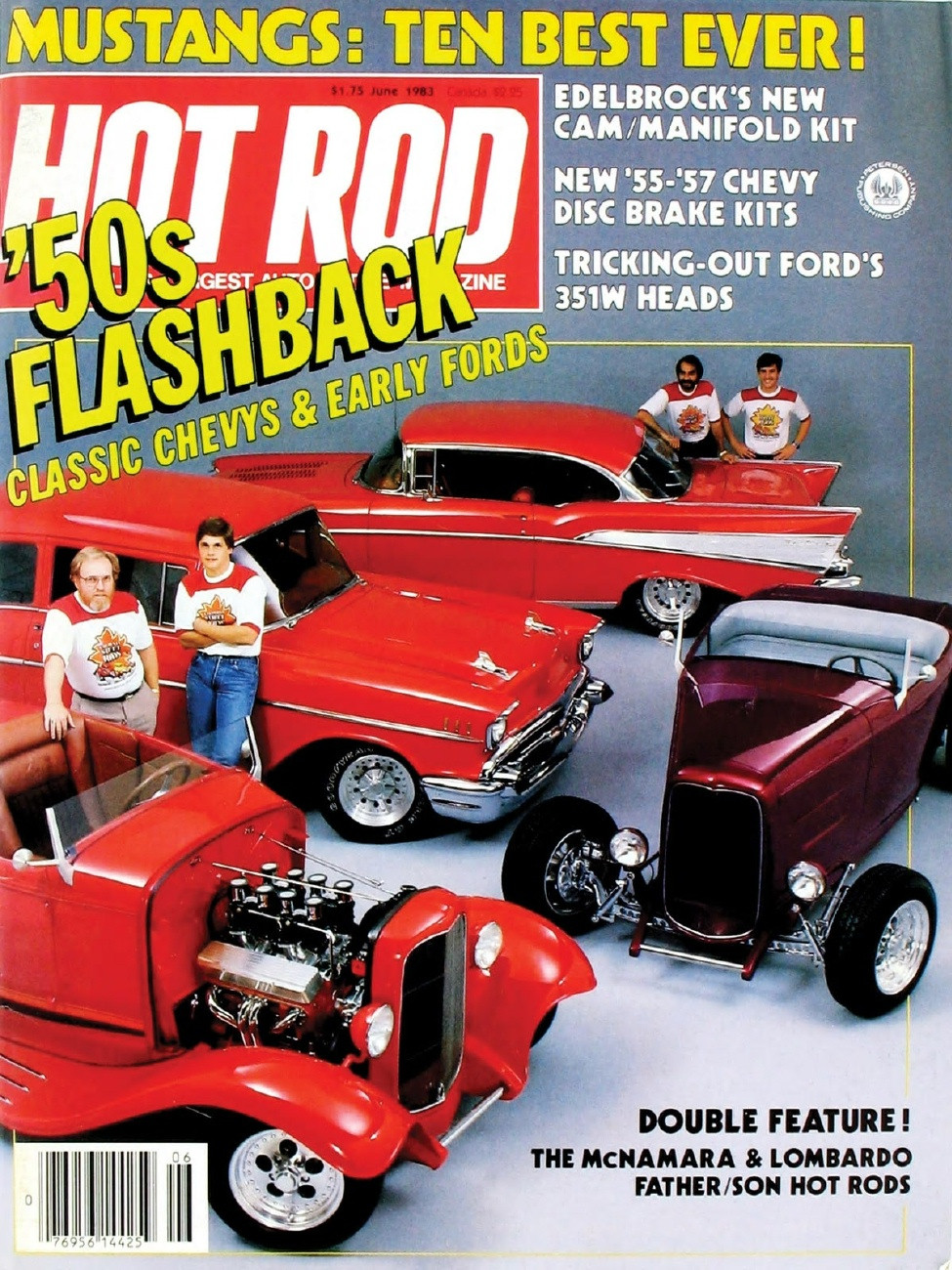 HOT ROD 1983 JUNE - HOT PONIES, TRI-5s, Sup/Gas VETTE - 1980-1989 - JIM ...