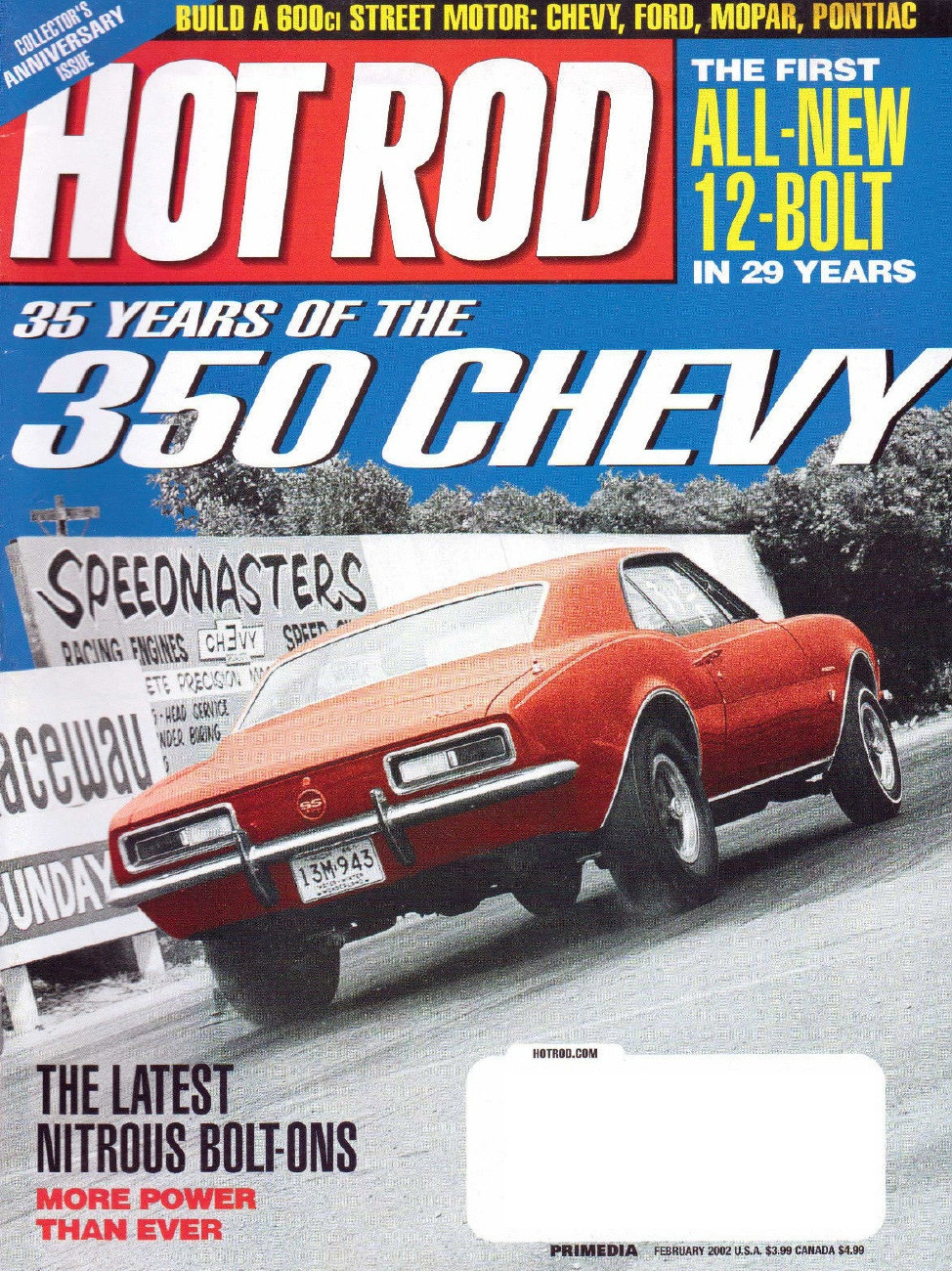 HOT ROD 2002 FEB - '65 HEMI BELVEDERE S/S, CHEVY 350 - 2000-2009 - JIM ...