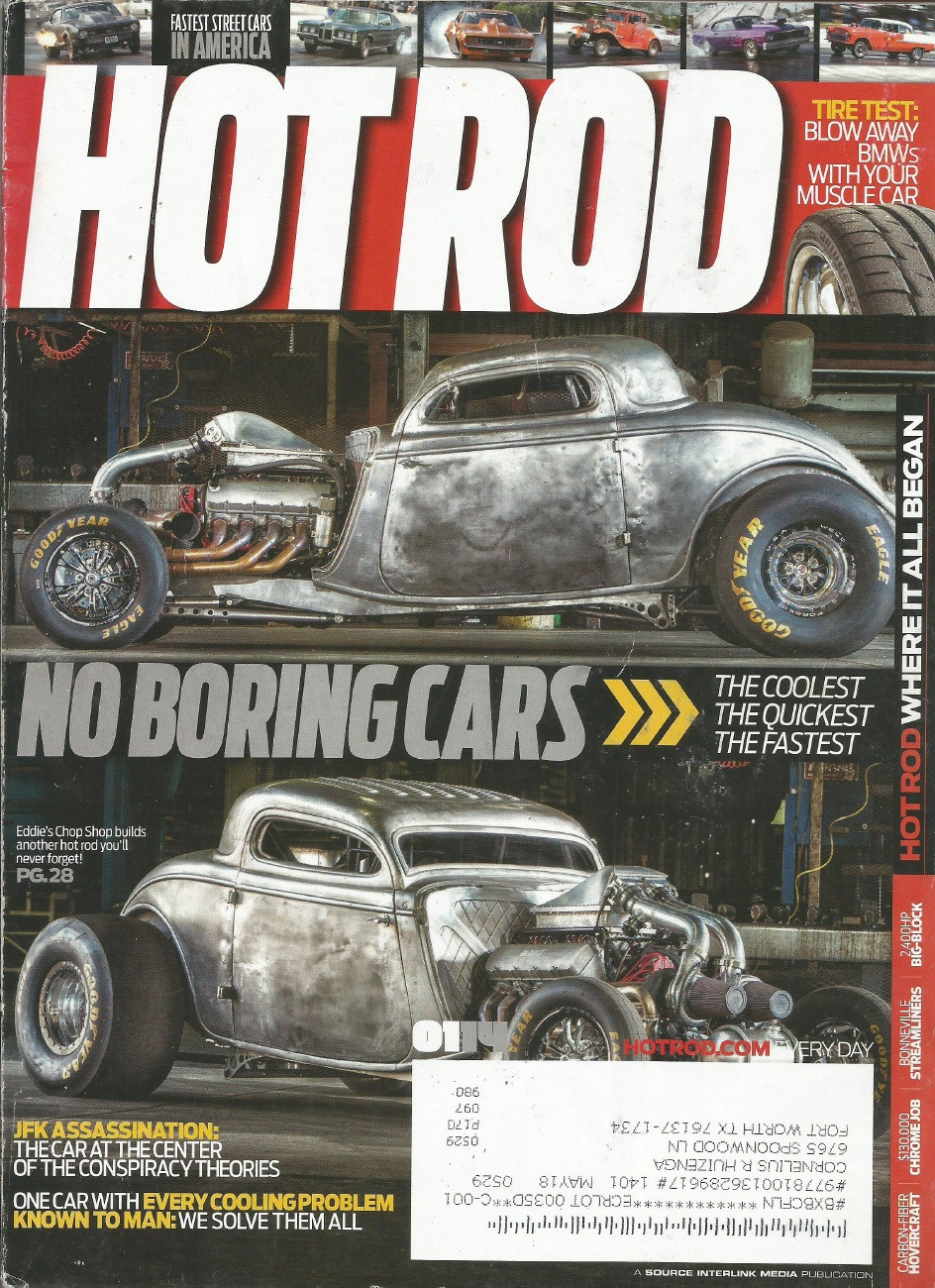 HOT ROD 2014 JAN - SALT RACERS, PURPLE HAVE CADILLAC, 2-'34 HOT RODS ...