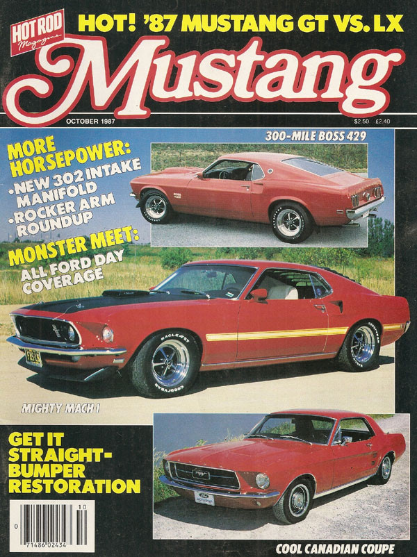 MUSTANG by HOT ROD 1987 OCT - GT vs. 5.0 LX, 4-BANGER - MUSTANG BY HOT ...