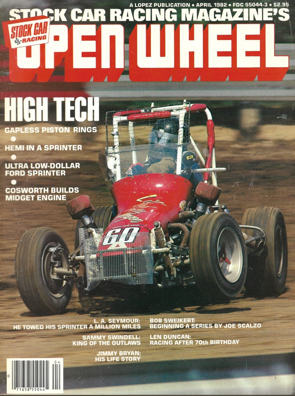 OPEN WHEEL 1982 APR - SWEIKERT, DUNCAN SWINDELL, BRYAN, COSWORTH MIDGET ...