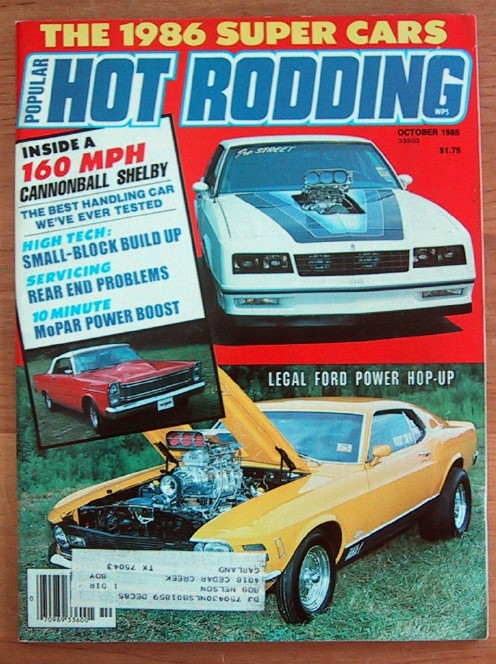 POPULAR HOT RODDING 1985 OCT - SVO RANGER, FE3-X OLDS, VETTE* - 1980 ...