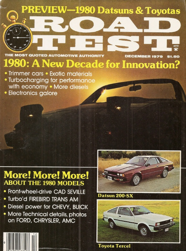 ROAD TEST MAGAZINE 1979 DEC - NEW CARS,ALFA GTV,TURBO TRANS AM,FERRARI ...