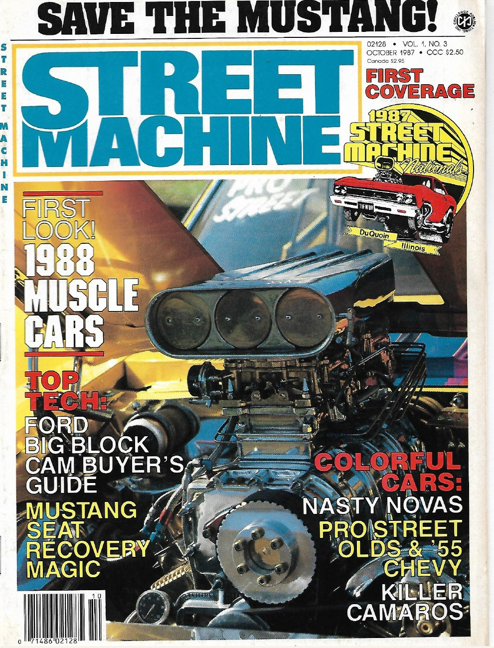 STREET MACHINE 1987 OCT - '88 MUSCLE CARS,NASTY NOVAS, KILLER CAMAROS ...