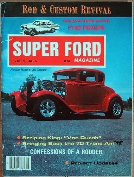SUPER FORD 1984 MAY - STREET RODS & CUSTOMS, VON DUTCH - 1980-1989 ...