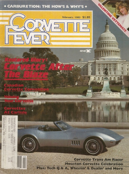 CORVETTE FEVER 1983 FEB - PHIL CURRIN, NCCC-HOUSTON - 1978-1989 - JIM'S ...