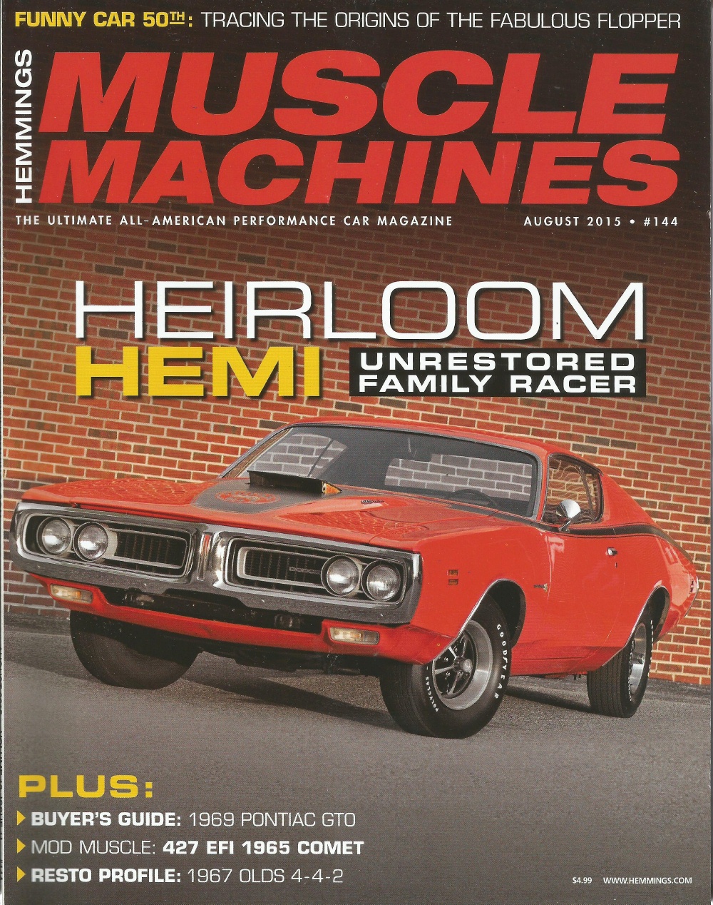 HEMMINGS MUSCLE MACHINES 2015 AUG - COMET R, 442, HEMI BEE, TORINO ...