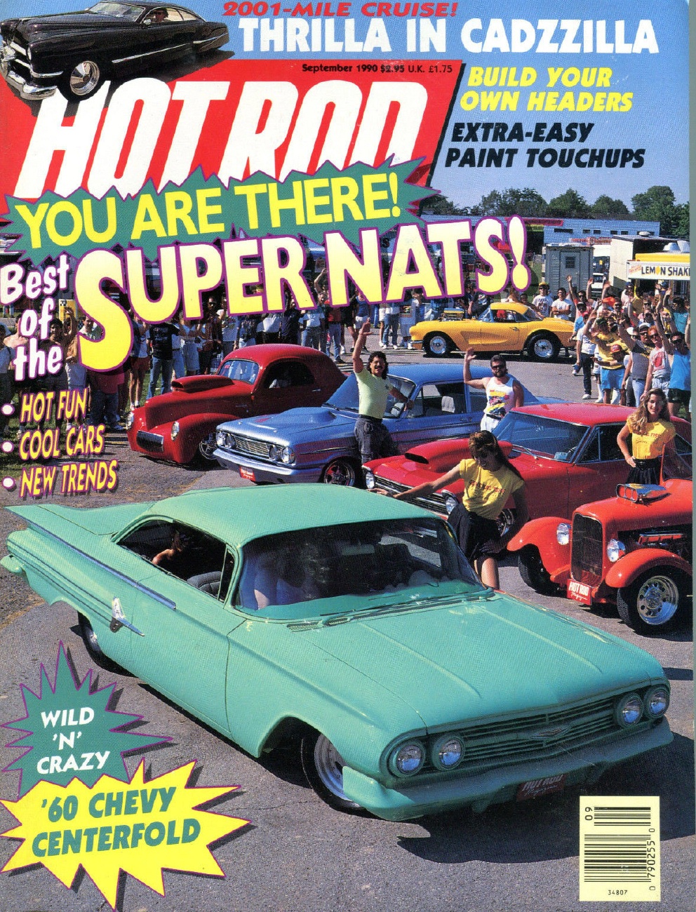 HOT ROD 1990 SEPT - MOPAR A/FXs, 55-Tbird, CadZZilla - 1990-1999 - JIM ...