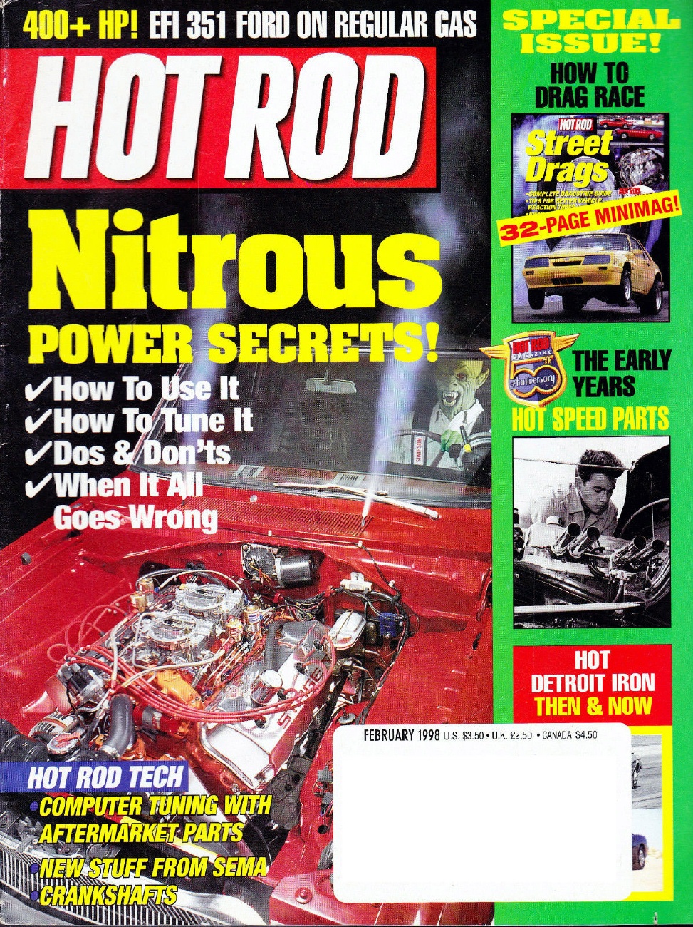 HOT ROD 1998 FEB - MUSCLECAR TESTS, NITROUS - 1990-1999 - JIM'S MEGA ...