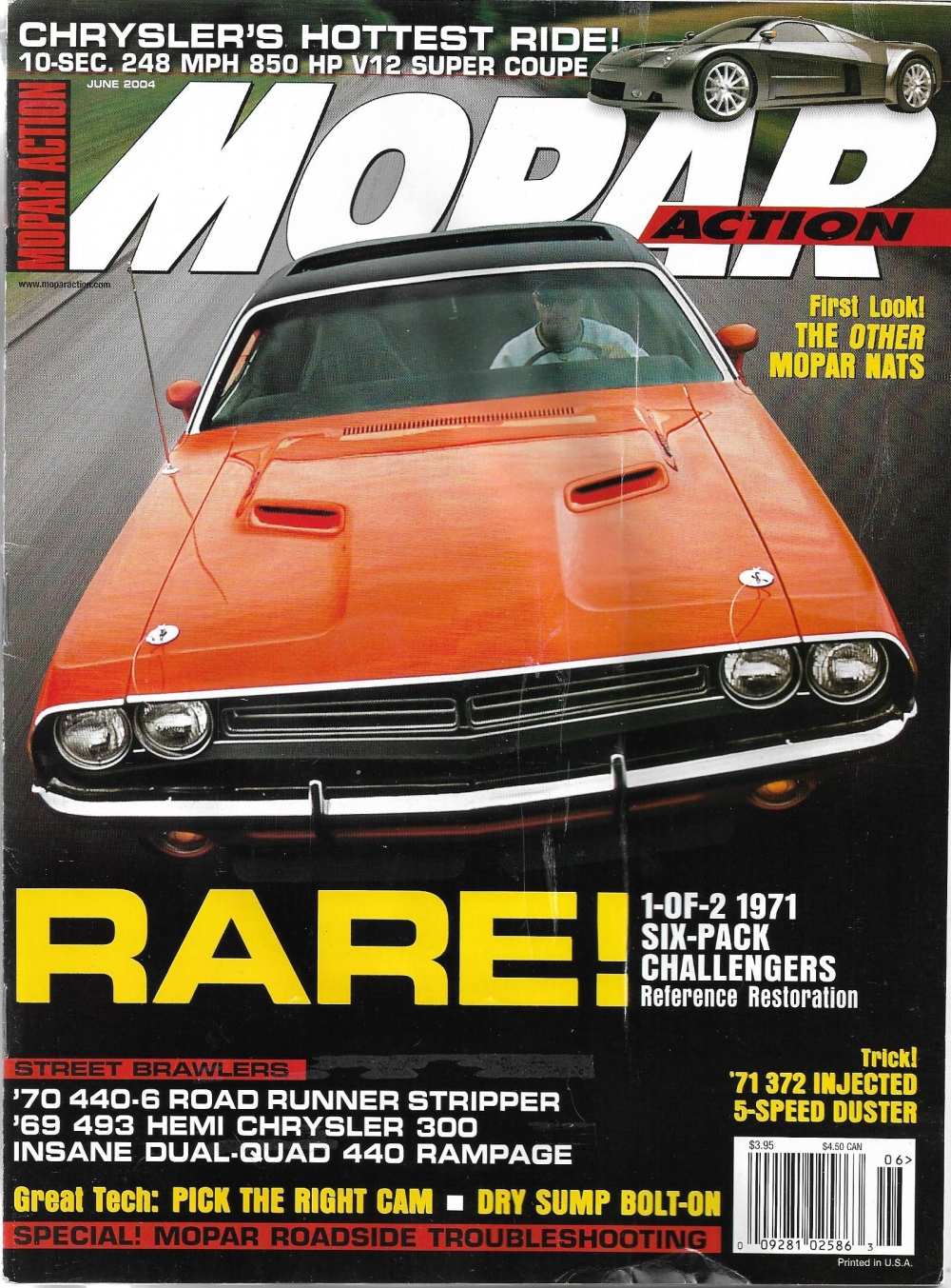 MOPAR ACTION 2004 JUNE - RARE CHALLENGER, ME412 CONCEPT* - MOPAR ACTION ...