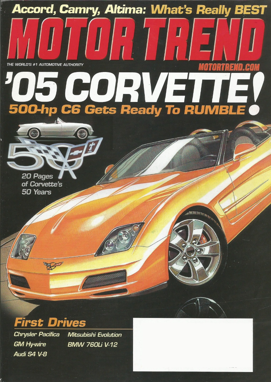 MOTOR TREND 2003 APR - VETTES, VETTES, & MORE VETTES - 2000-2009 - JIM ...