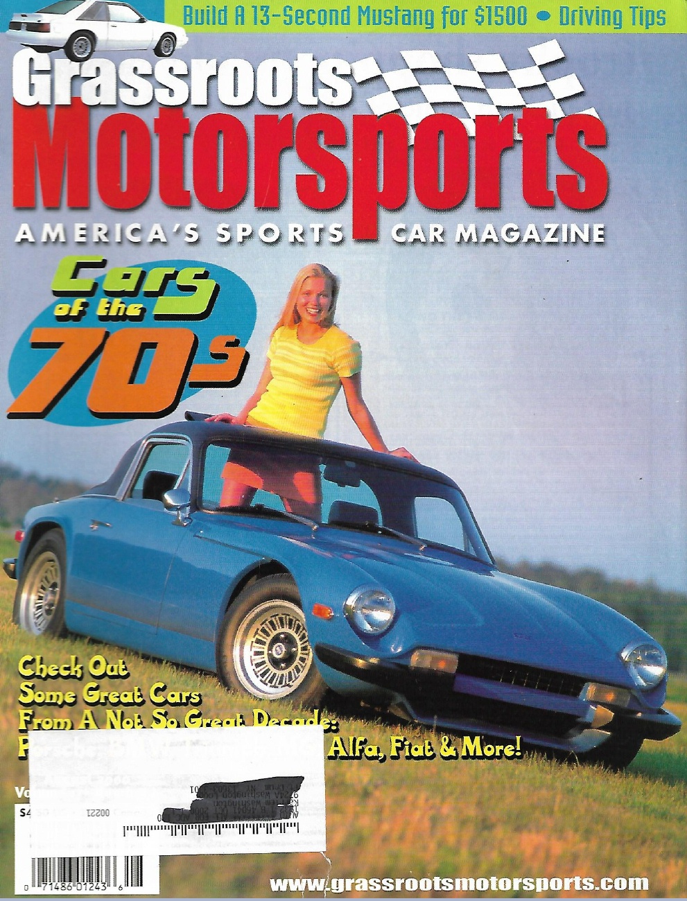 GRASSROOTS MOTORSPORTS 2000 AUG - CARS OF THE 70'S, BRIAN JOHNSON ...