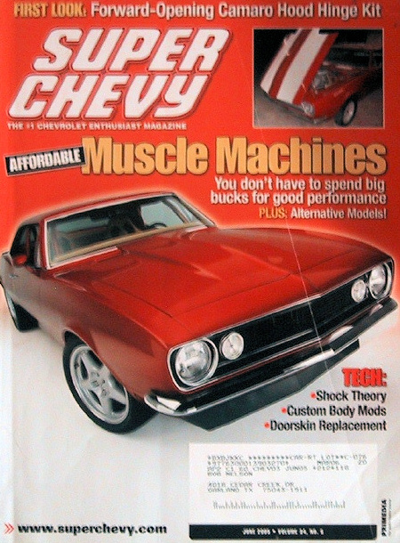 SUPER CHEVY 2005 JUNE - COOL '62, SWEET '55, HOT '67 - 2000-2009 - JIM ...