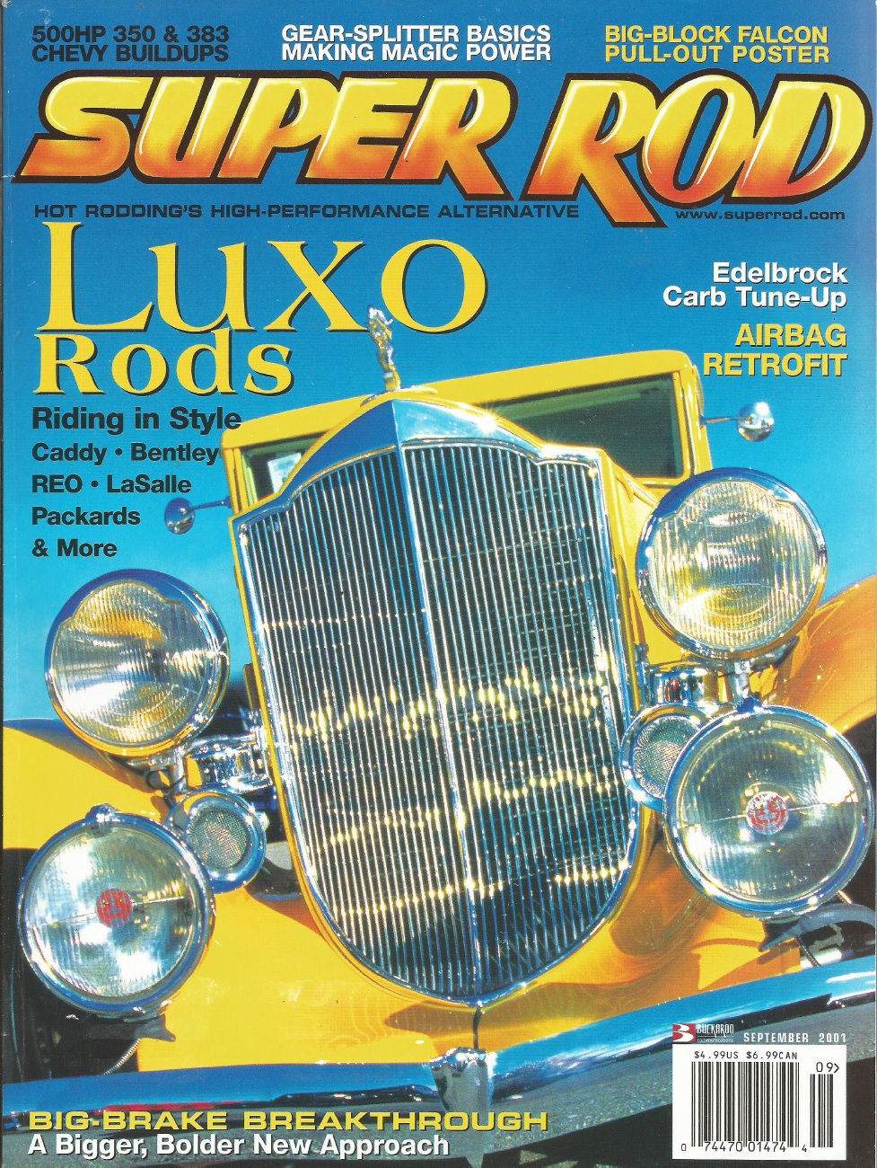 SUPER ROD 2001 SEPT - SICK FALCON, LUXURY CAR RODS, HOT MICE - SUPER ...